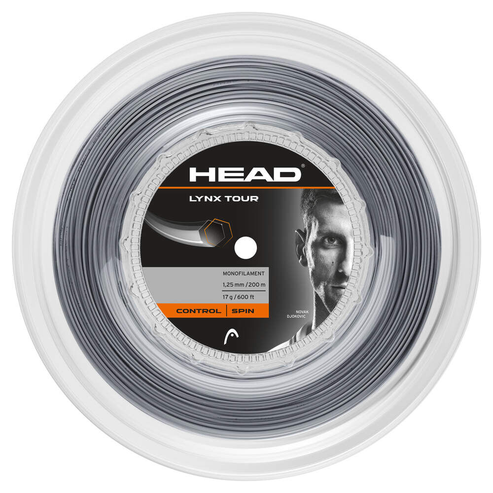 Head Lynx Tour 17-1.25mm (200m Spool) - Grey
