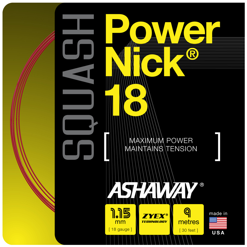 Ashaway Powernick 18/1.15mm - Red 9M Set