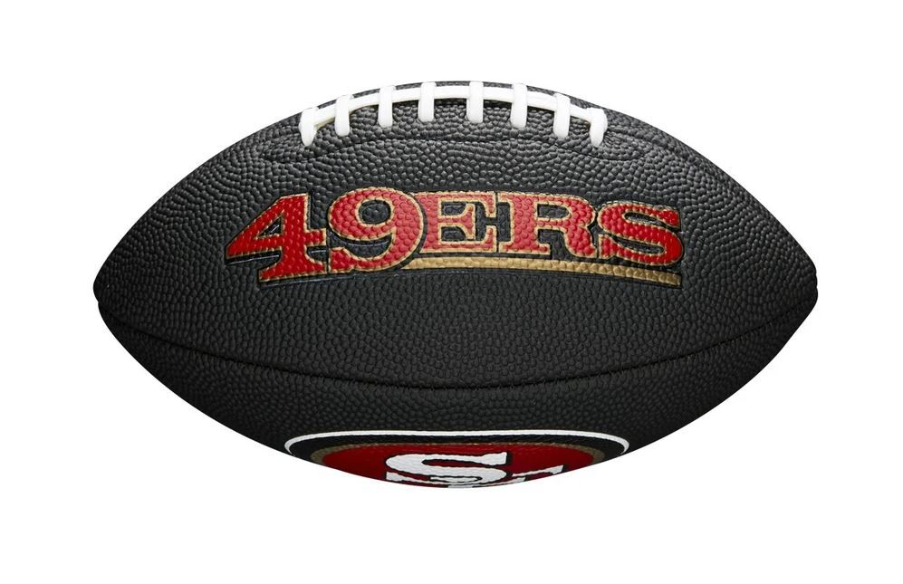 Wilson NFL Logo Team Mini Ball San Francisco 49ers