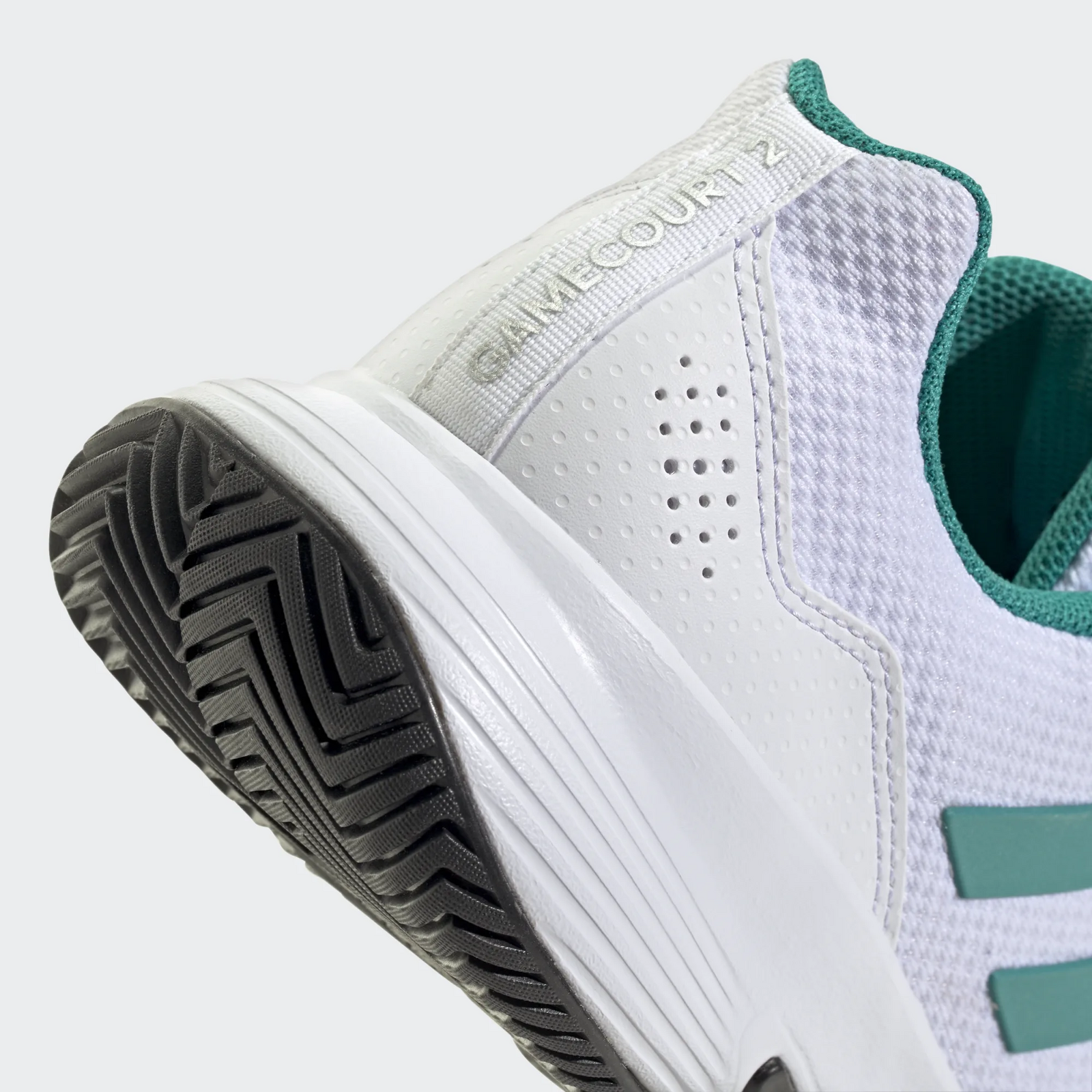 Adidas Mens GameCourt 2 AC - White/Green/Black