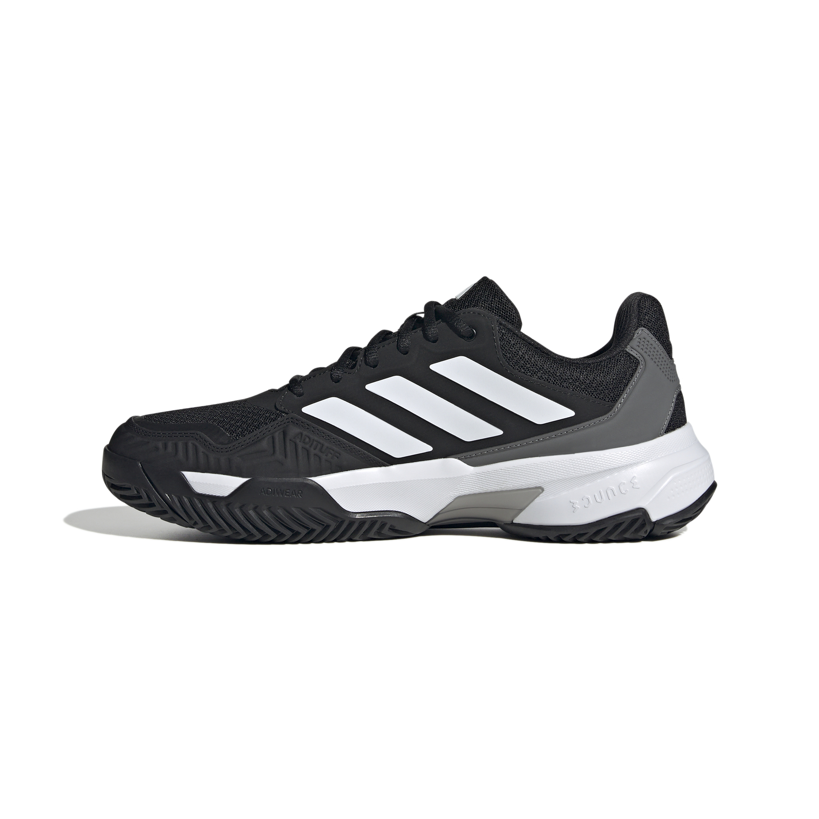 Adidas Mens CourtJam Control 3 - Black/White